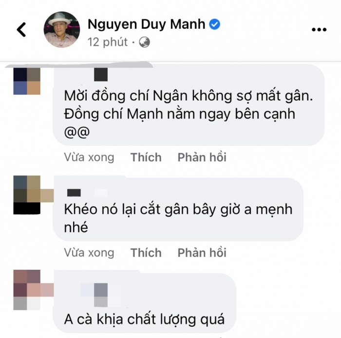 Duy Mạnh tiếp tục `khịa` Tuấn Hưng vụ bị phạt khi hát không phép ở ban công